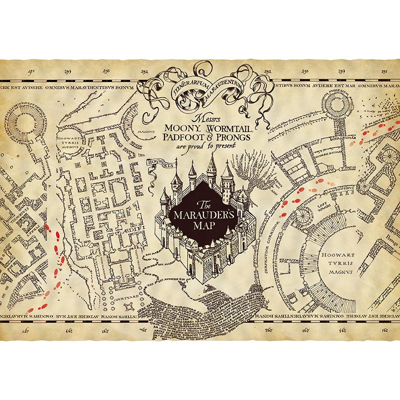 Harry Potter - Marauder's Map - Pergamenttijuliste – yvolve.fi